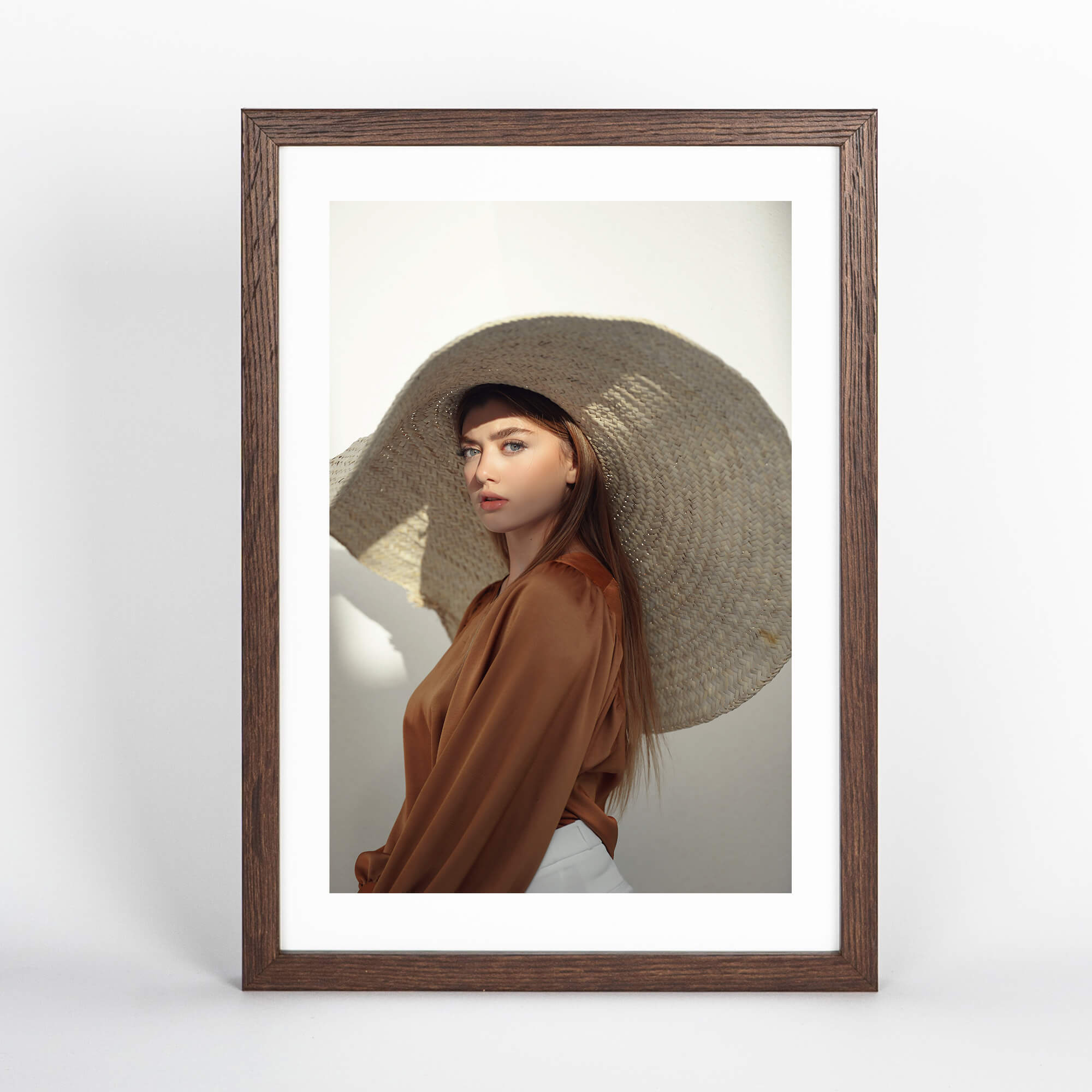 Brązowa ramka na zdjęcie FDM M6 21x30 cm | SklepzRamami.pl